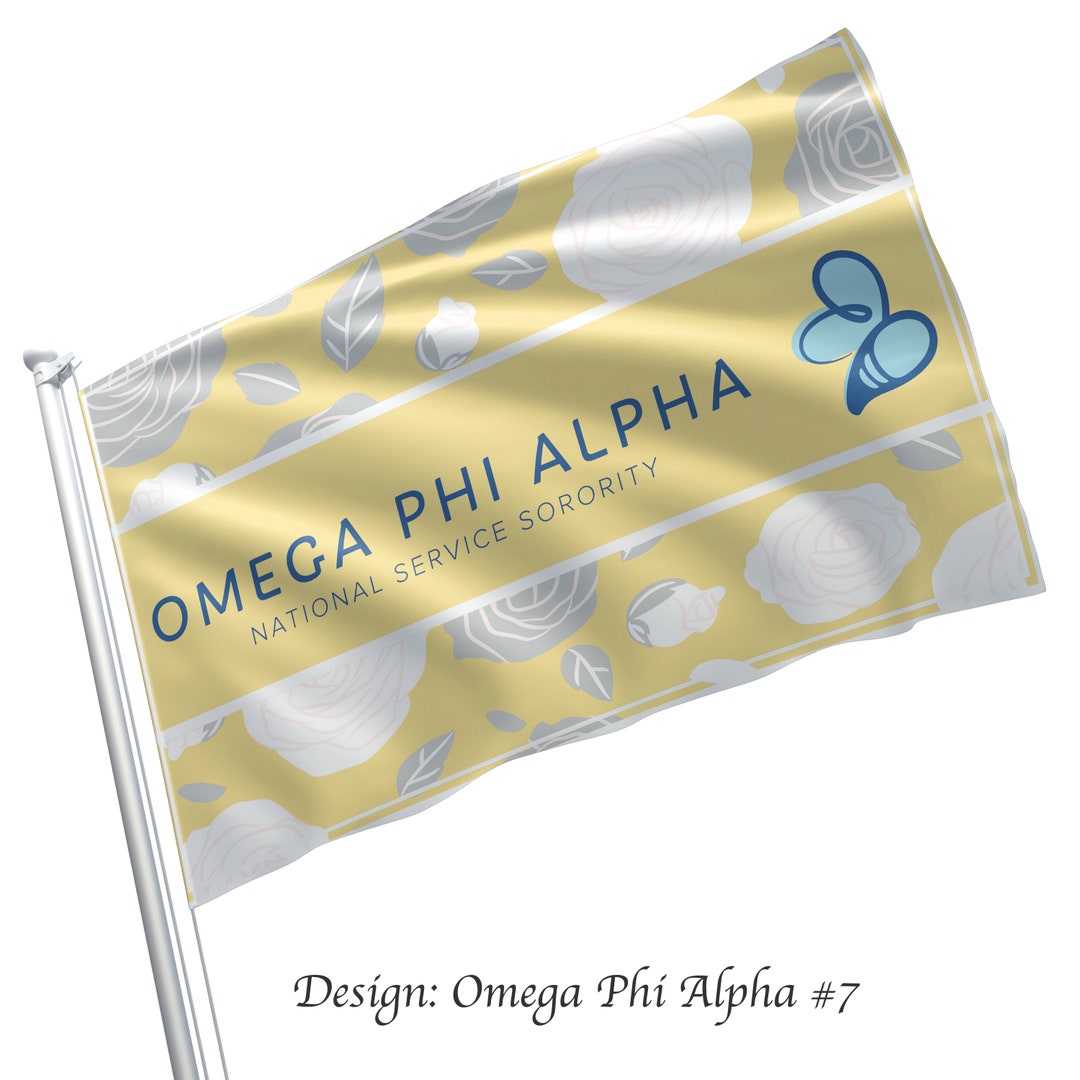 Omega Phi Alpha Officially Licensed Flag Banner - Etsy