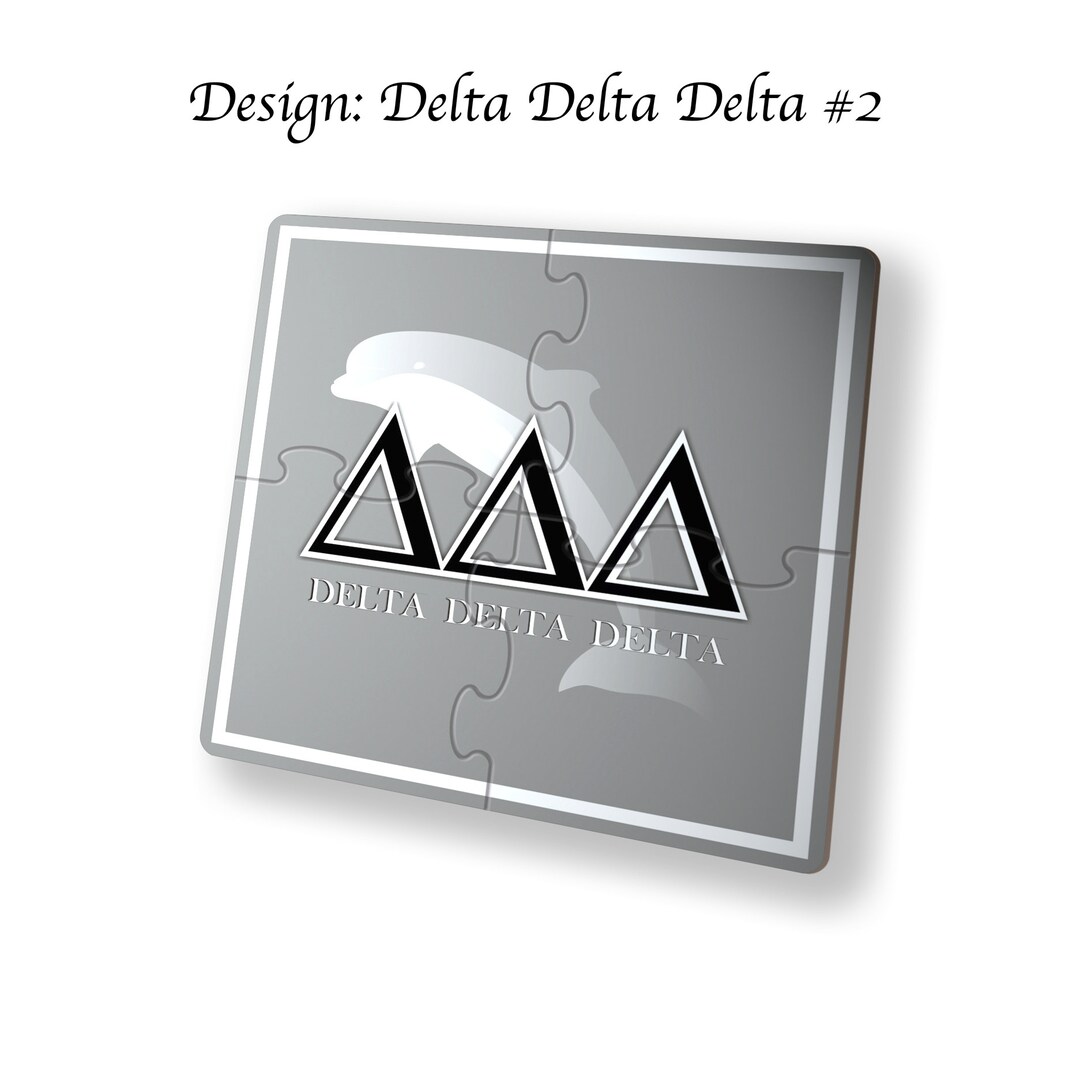 Delta Delta Delta Beverage Jigsaw Puzzle Coasters Square (set of 4 ...