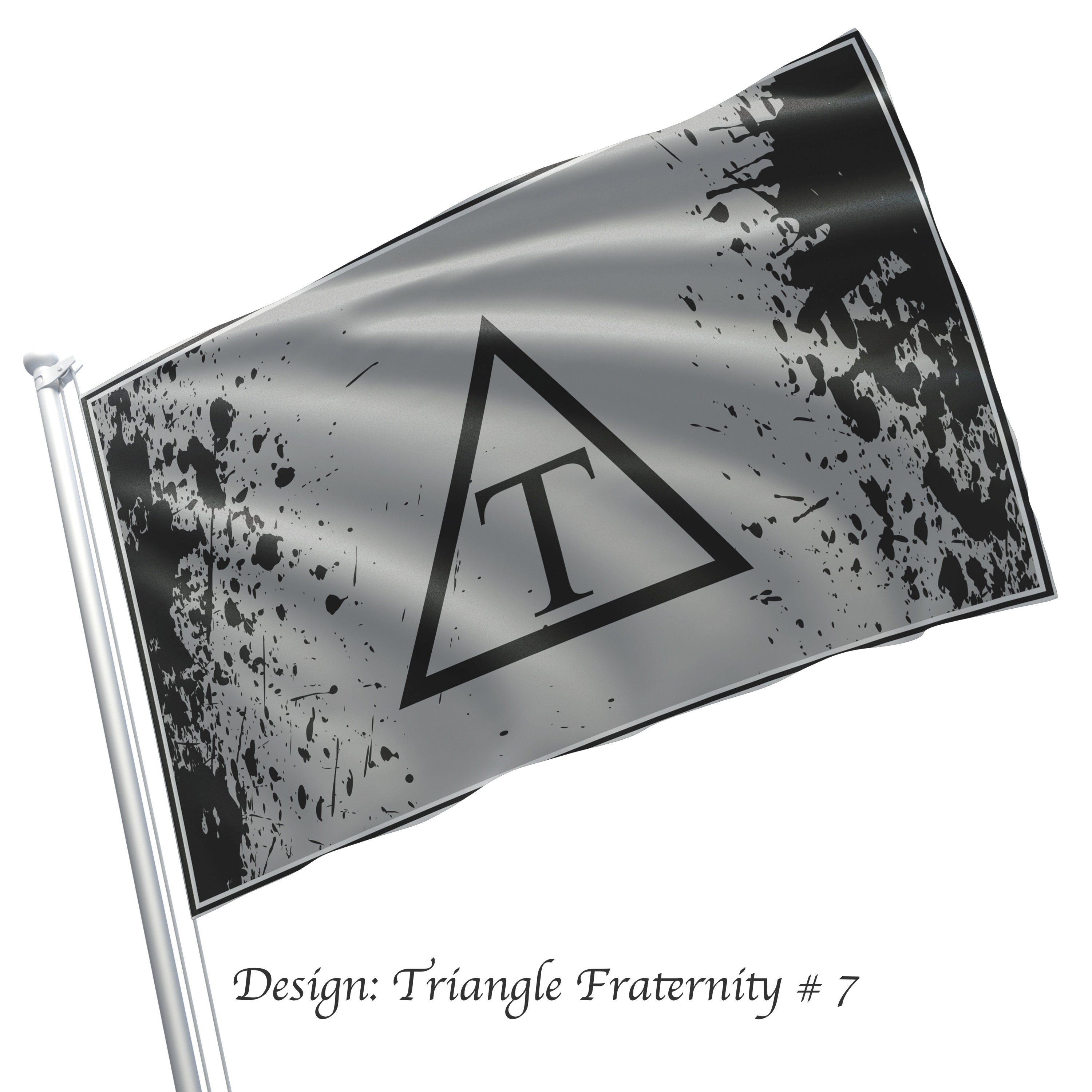 Triangle Fraternity Flag Banner officially Licensed - Etsy