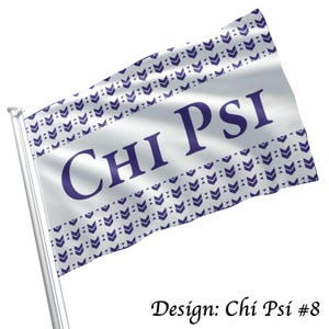 Chi Psi Officially Licensed Flag Banner - Etsy