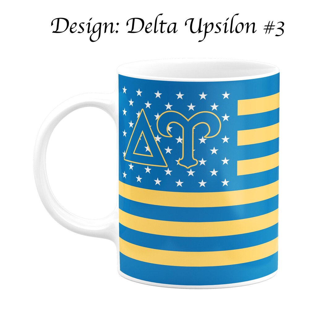 Delta Upsilon Coffee Mug 11 OZ - Etsy