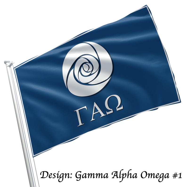 Gamma Alpha Omega Officially Licensed Flag Banner - Etsy