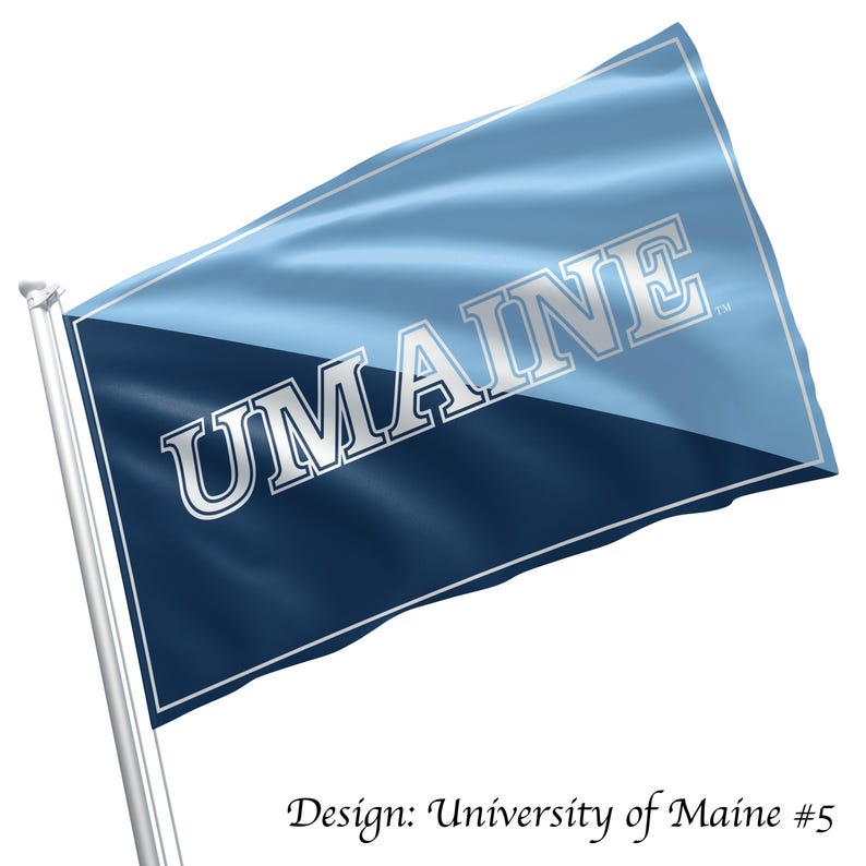University of Maine Officially Licensed Flag Banner - Etsy