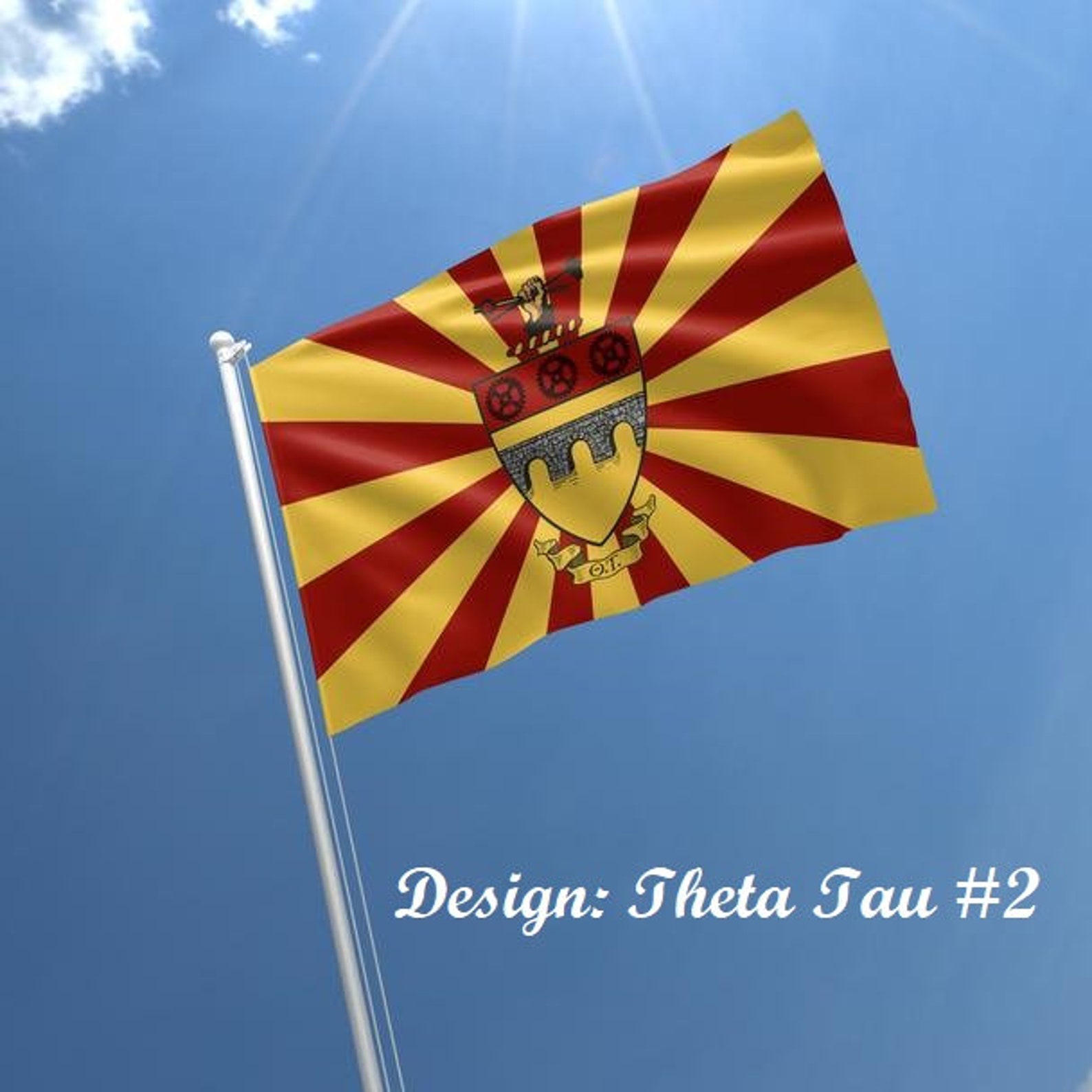 Theta Tau Officially Licensed Flag Banner - Etsy