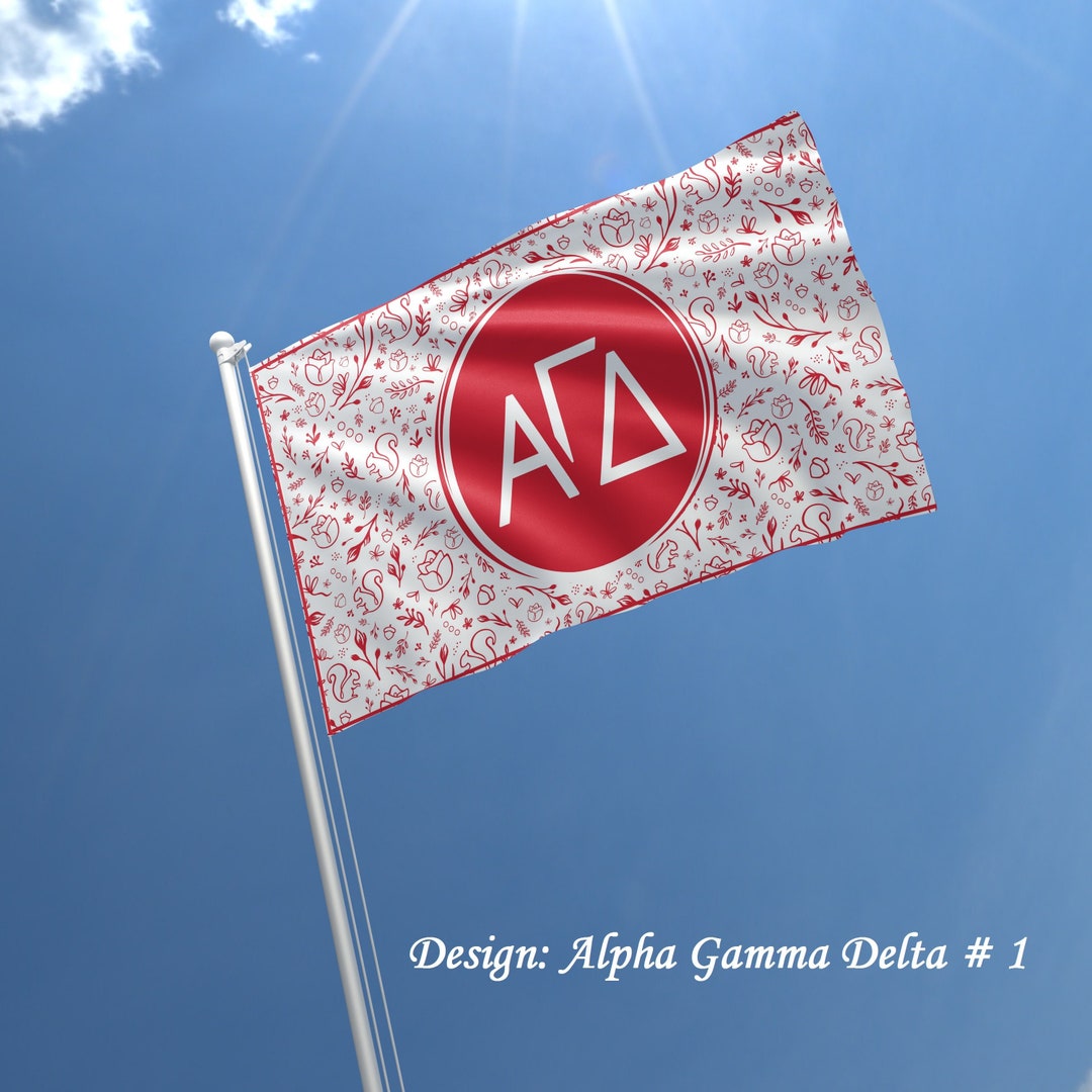 Alpha Gamma Delta Officially Licensed Flag Banner - Etsy