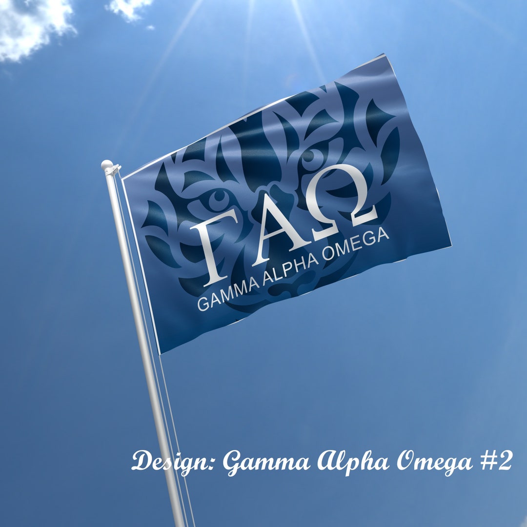 Gamma Alpha Omega Officially Licensed Flag Banner - Etsy