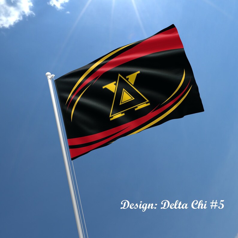 Delta Chi Officially Licensed Flag Banner - Etsy
