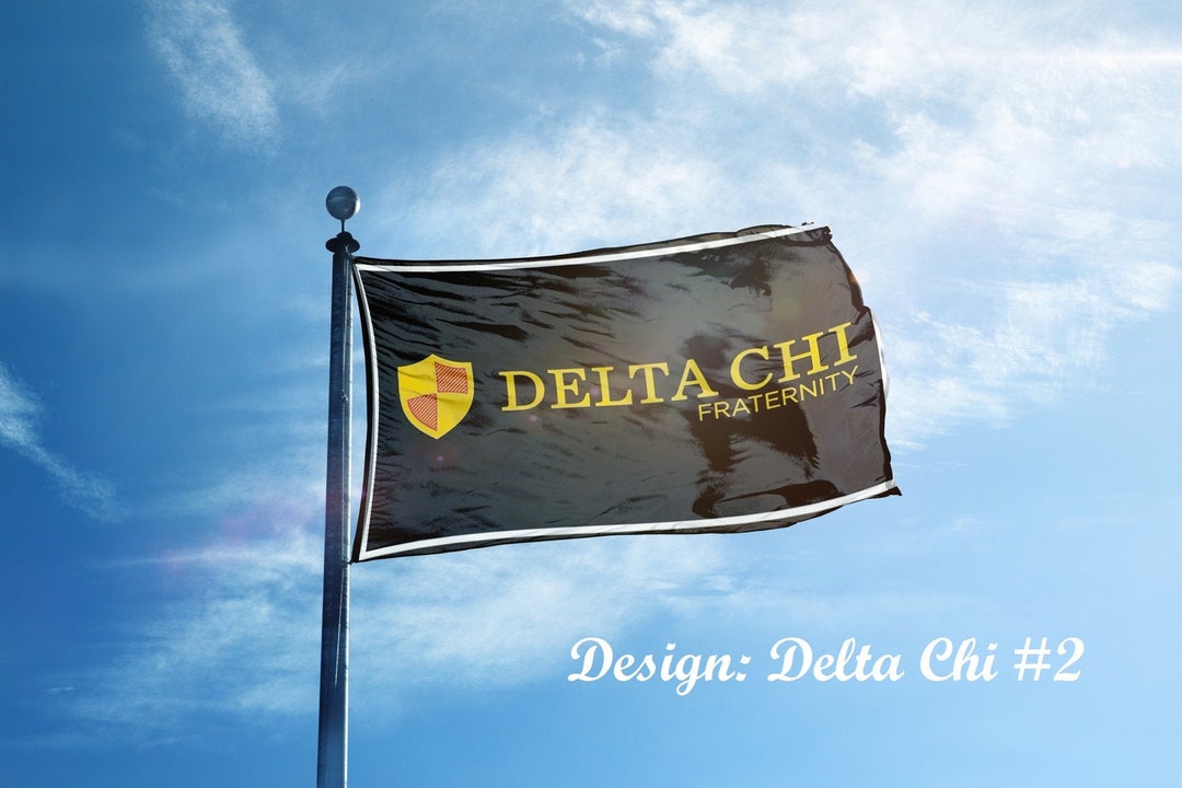 Delta Chi Officially Licensed Flag Banner - Etsy