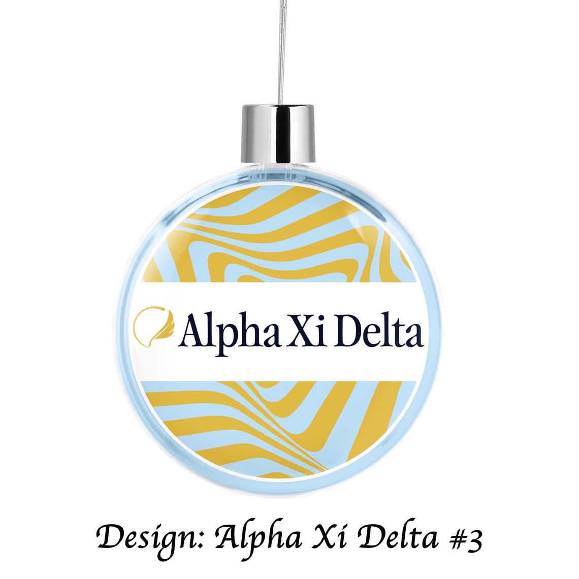 Alpha Xi Delta Round Flat Ornament - Etsy