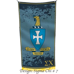 Sigma Chi Officially Licensed Flag Banner - Etsy