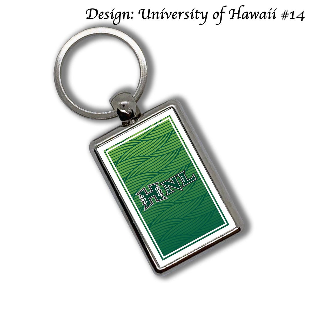 University of Hawaii Key Chain Metallic - Etsy