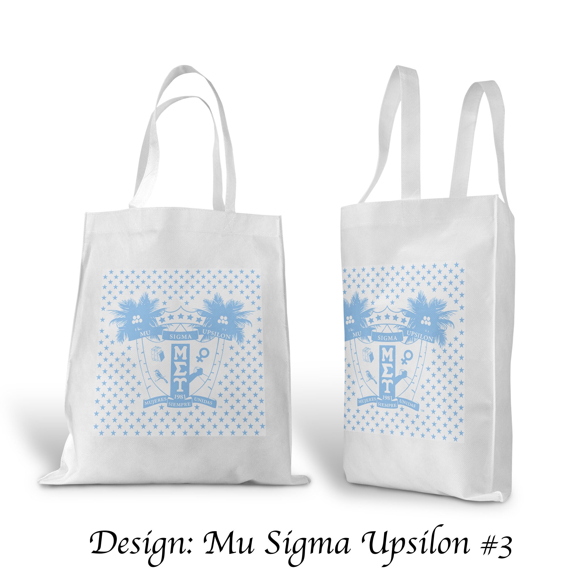 Mu Sigma Upsilon Canvas Tote Bag - Etsy