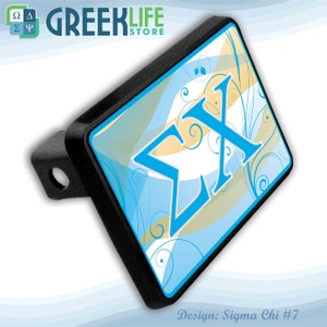 Sigma Chi Hitch Plate - Etsy