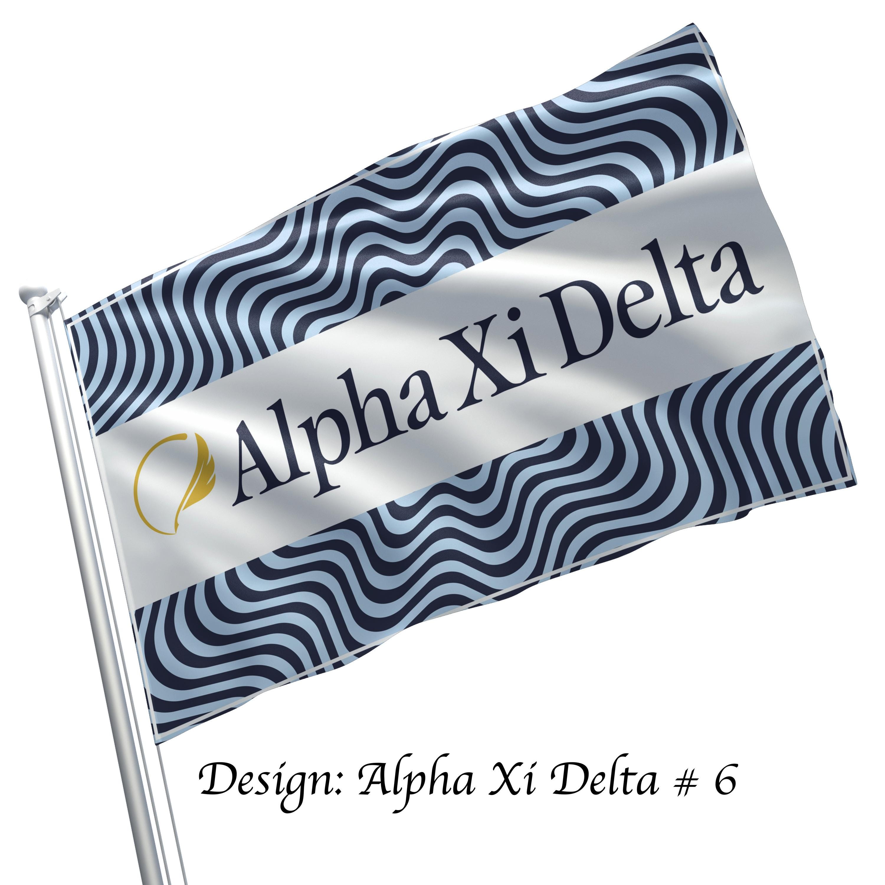 Alpha Xi Delta Officially Licensed Flag Banner - Etsy