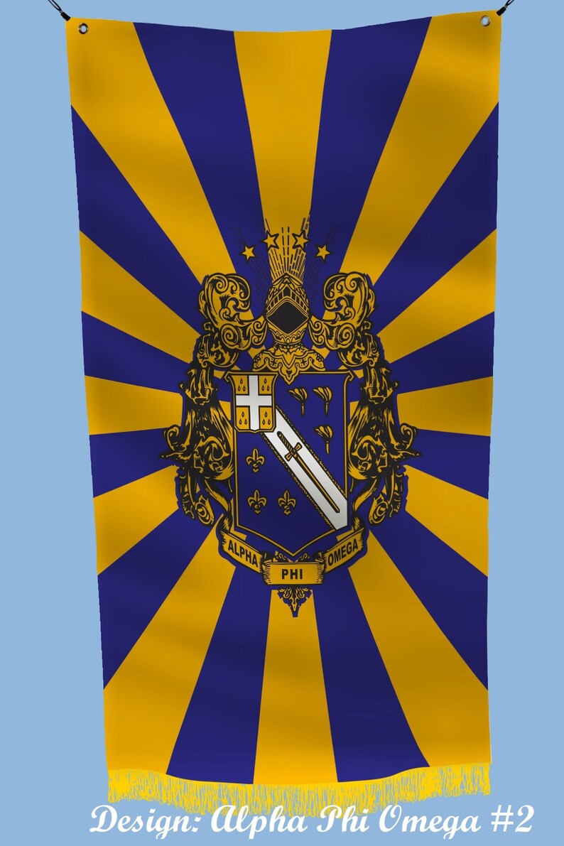 Alpha Phi Omega Officially Licensed Flag Banner - Etsy