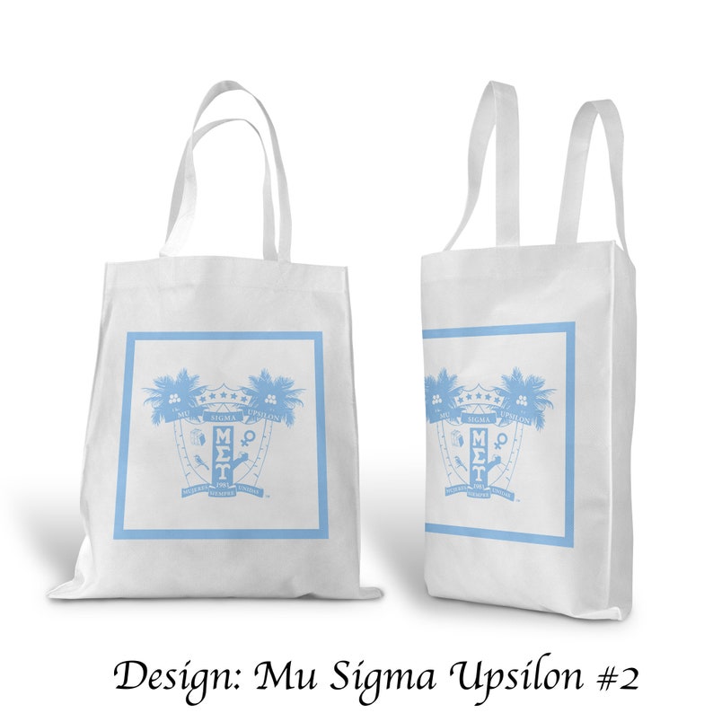 Mu Sigma Upsilon Canvas Tote Bag - Etsy