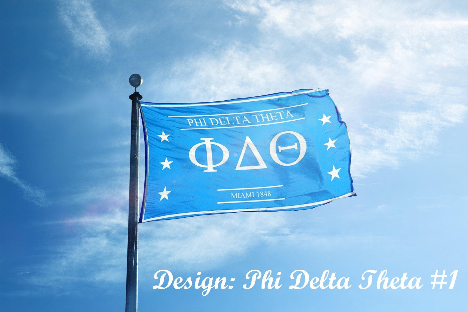 Phi Delta Theta Officially Licensed Flag Banner - Etsy
