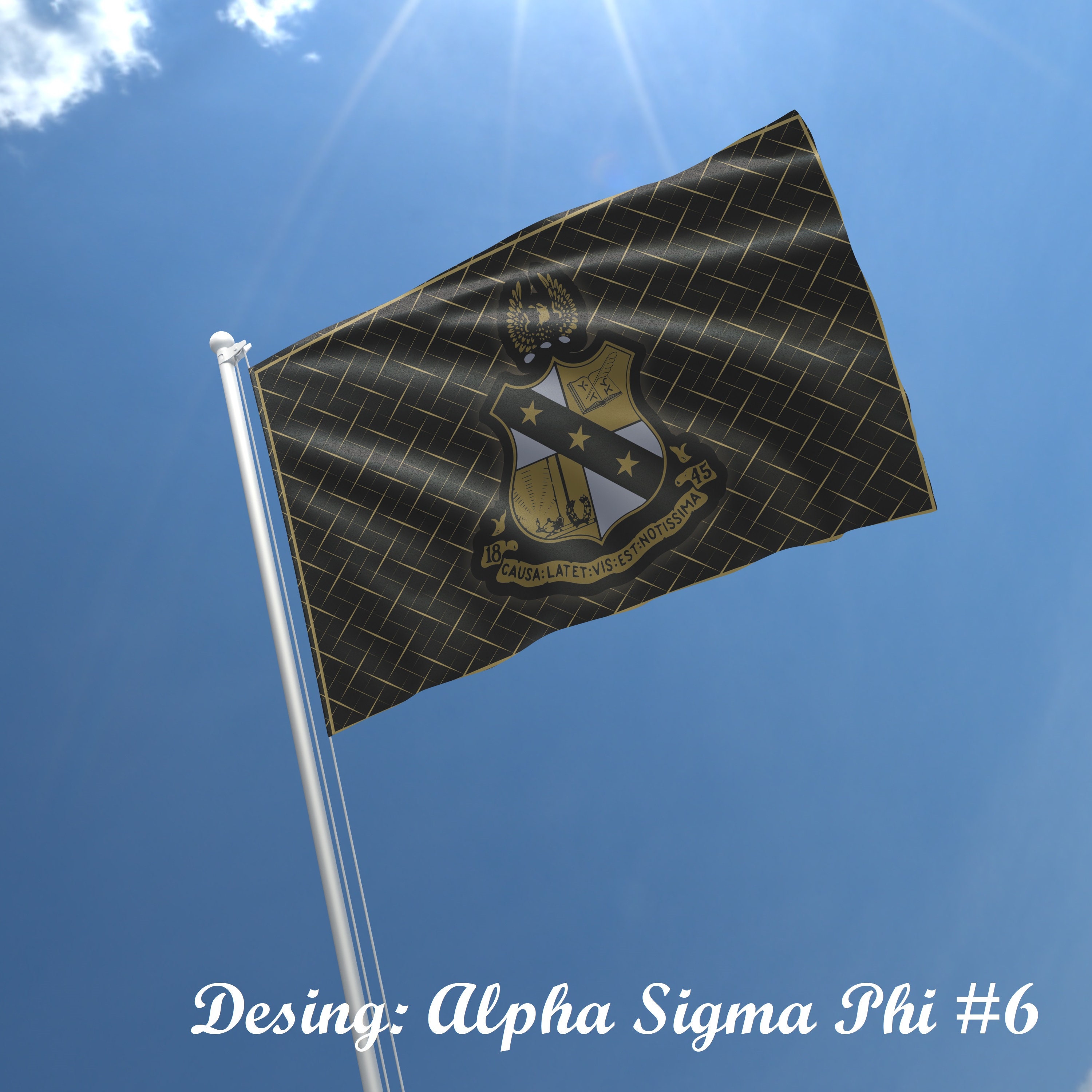 Alpha Sigma Phi Officially Licensed Flag Banner - Etsy