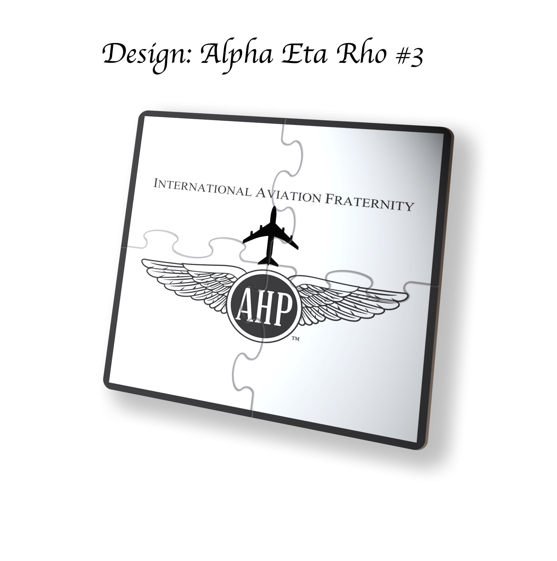 Alpha Eta Rho Beverage Jigsaw Puzzle Coasters Square set of - Etsy UK