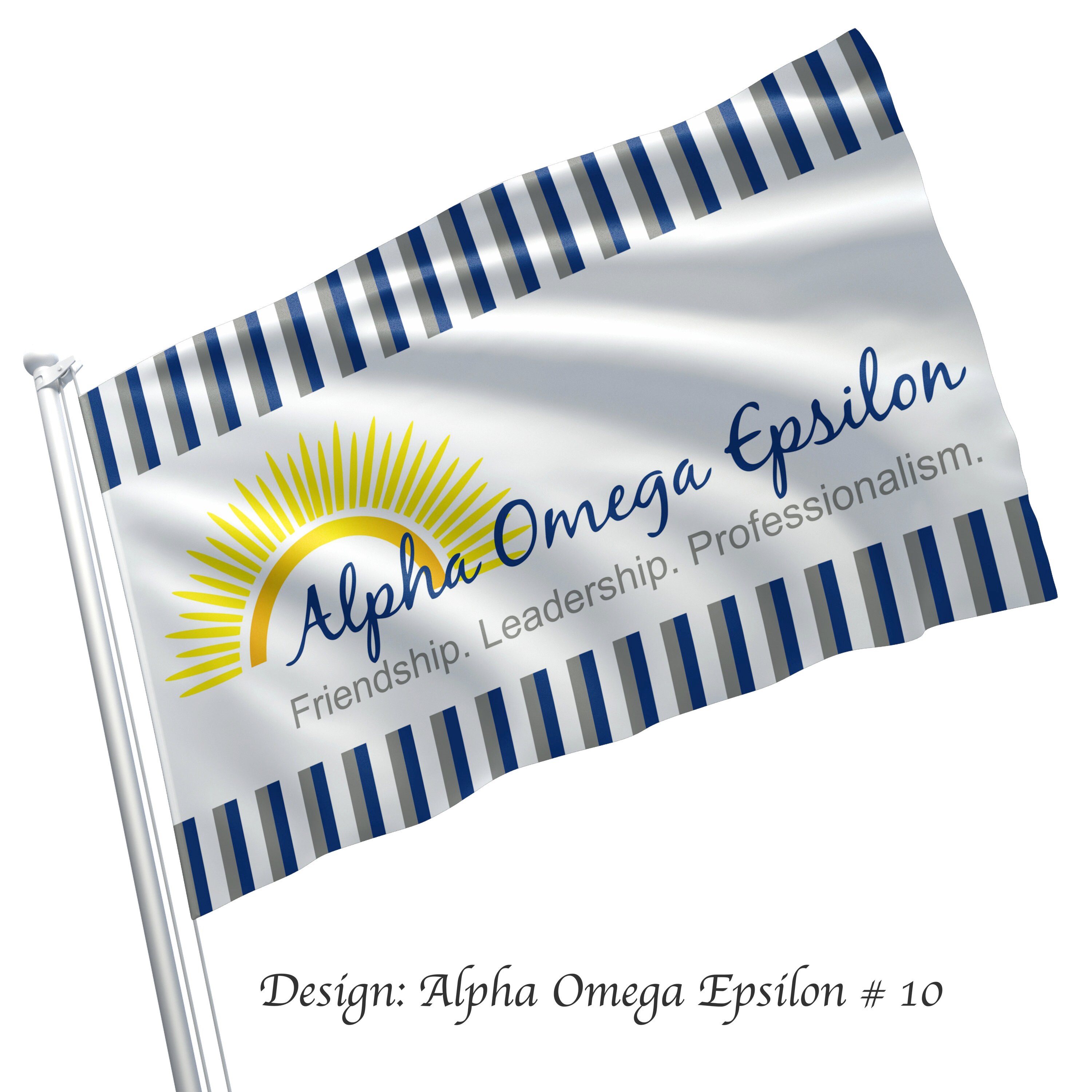 Alpha Omega Epsilon Flag Banner Officially Licensed Product - Etsy