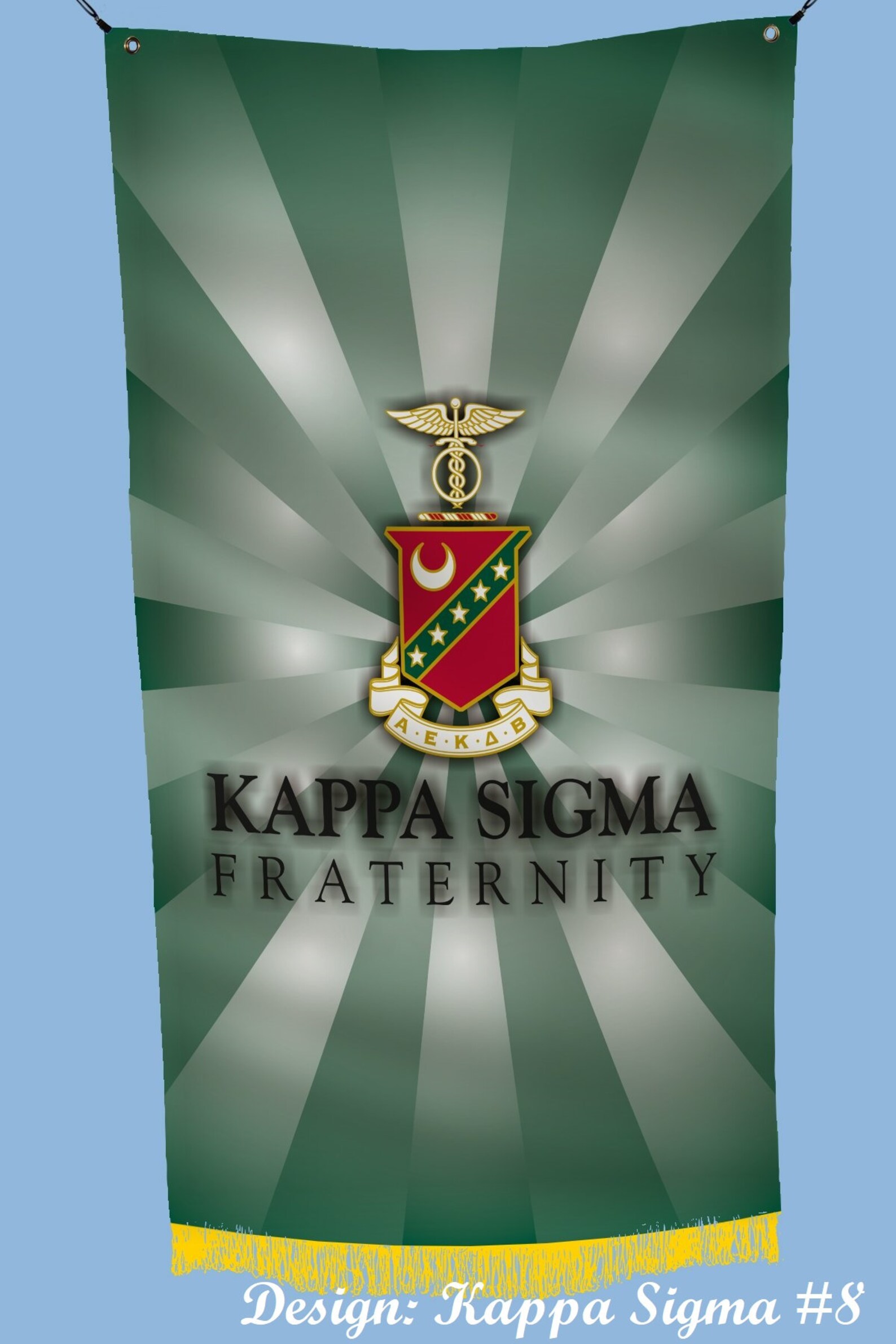Kappa Sigma Flag Banner Producto con licencia oficial - Etsy México