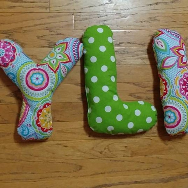 Letter Pillows - Etsy