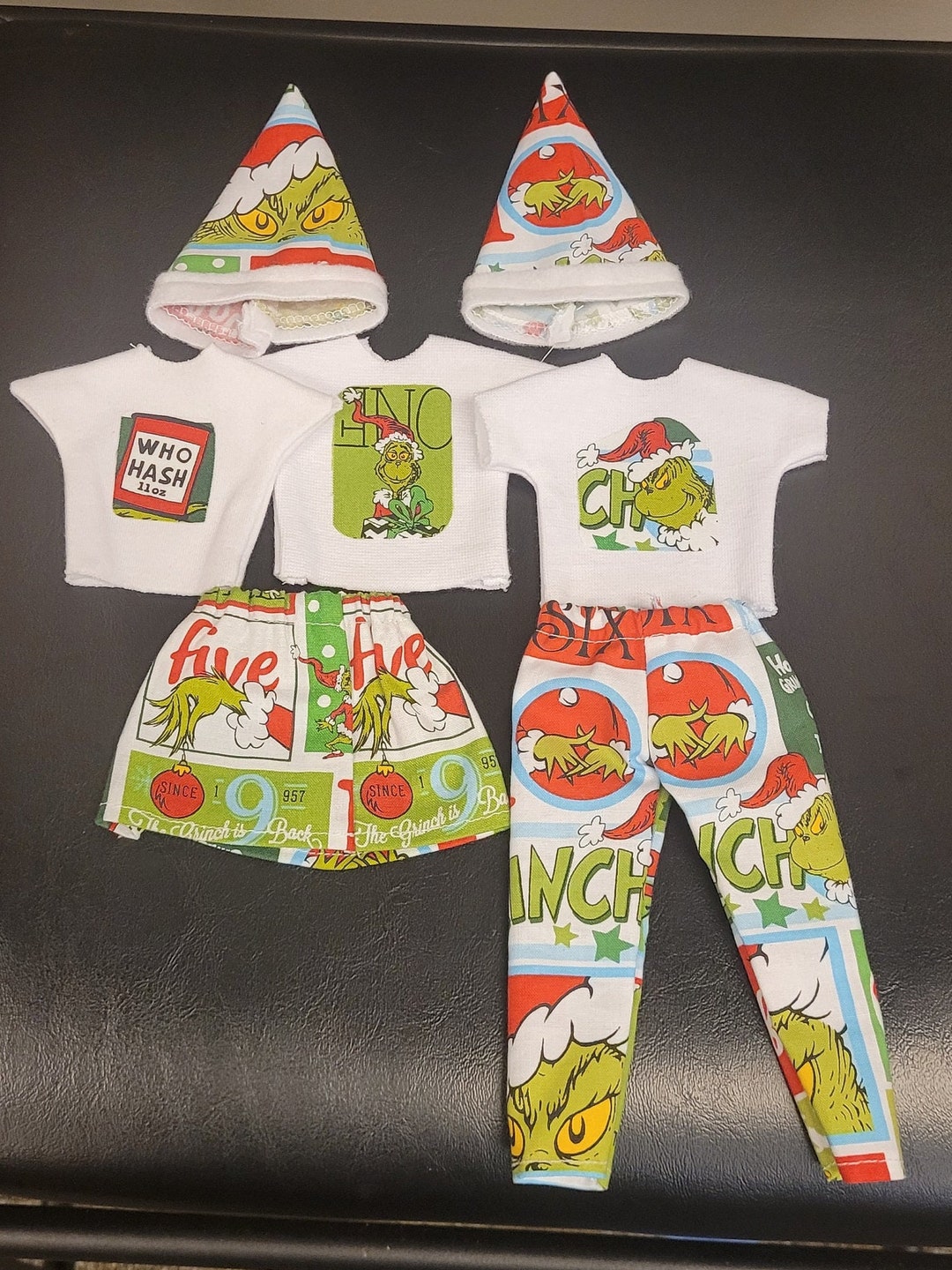 Holiday Christmas Elf Grinch Outfit, Christmas Elf, Grinch Elf Clothes ...