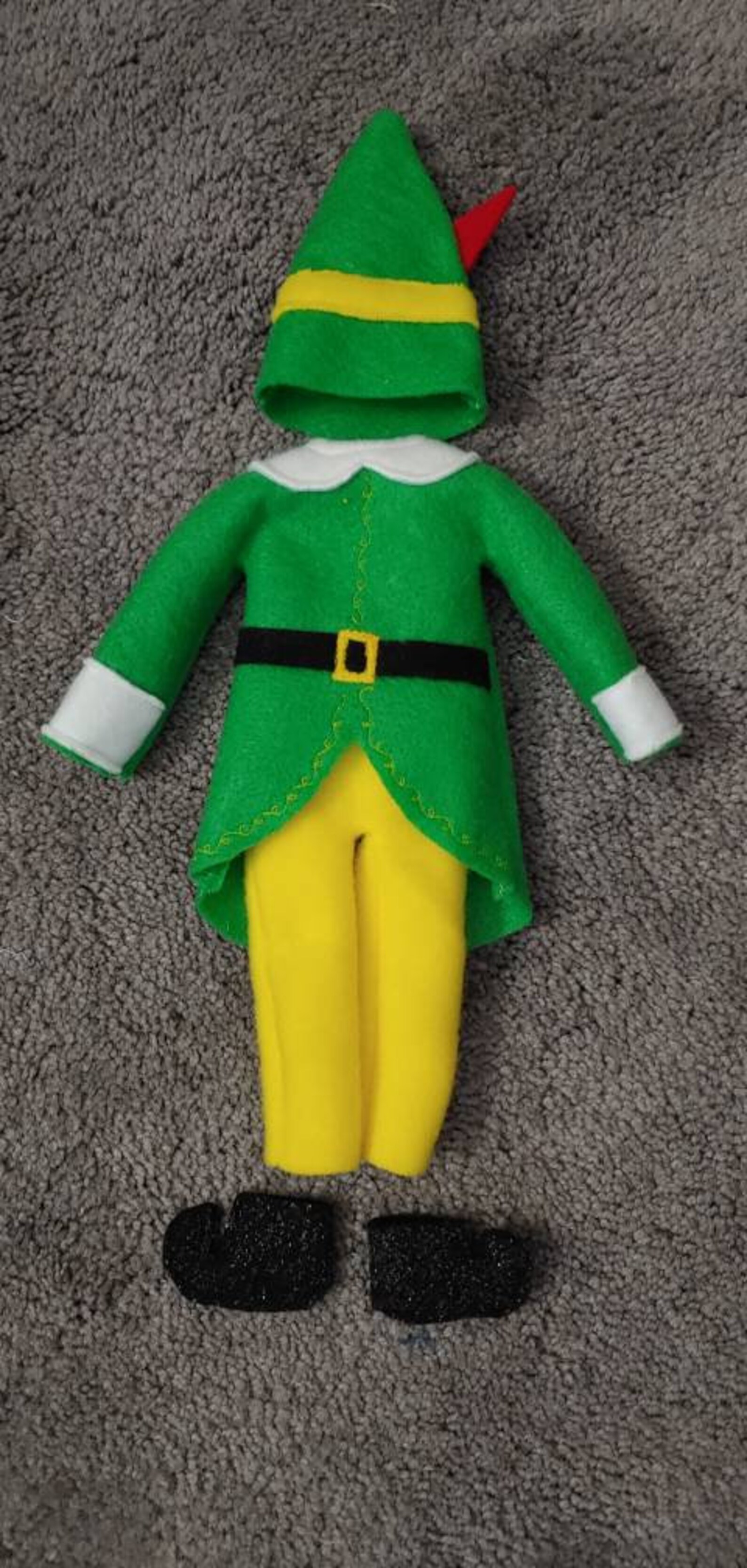 Buddy Elf Outfit Jacket Pants Hat Shoes - Etsy