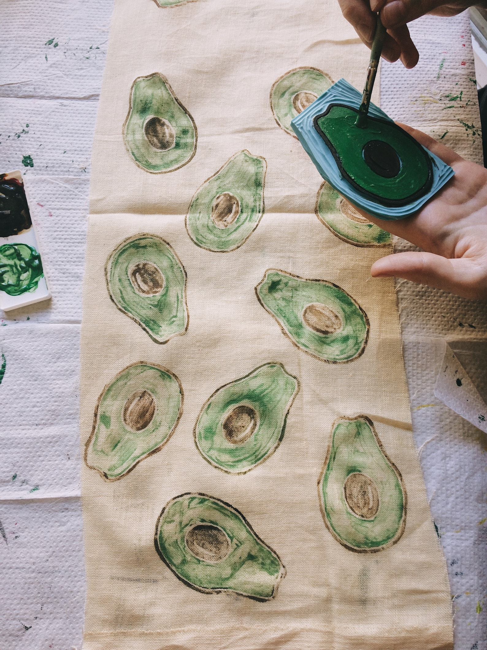 Reusable Avocado Print Produce Bag - Recycling Eco Sustainable Shopping ...