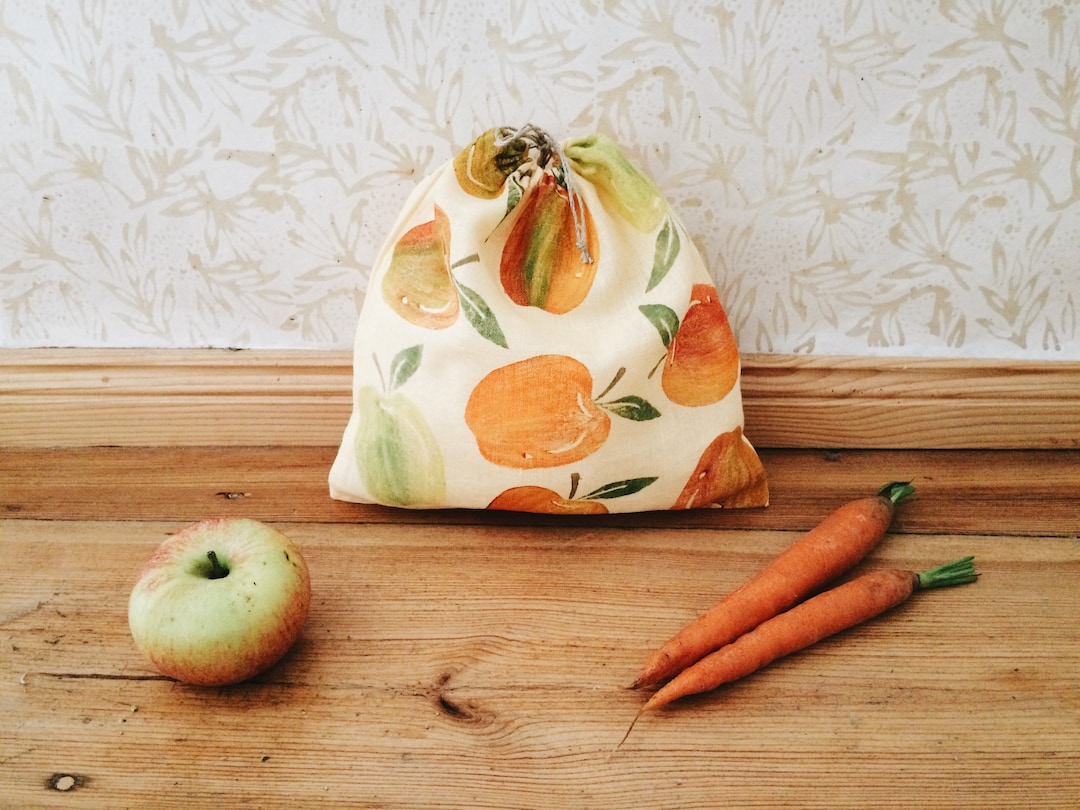 Zero Waste Apple Produce Bag: Reusable Eco Shopping Organic - Etsy