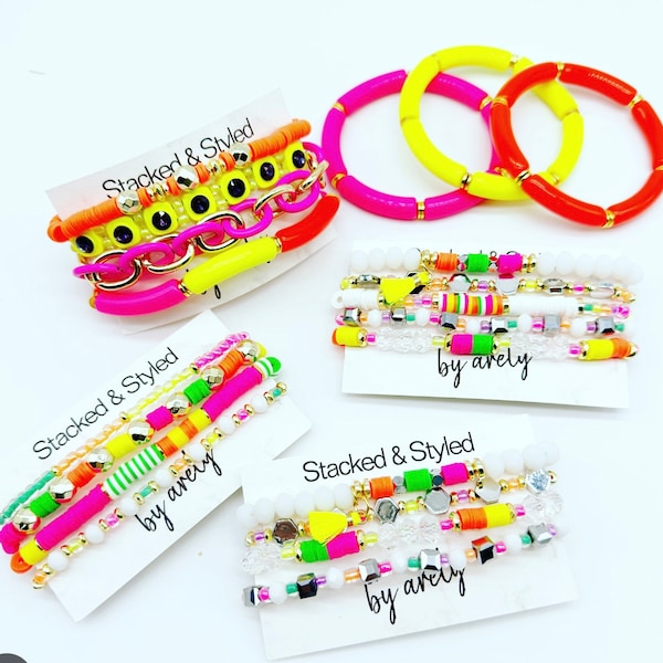 Neon Bracelet - Etsy