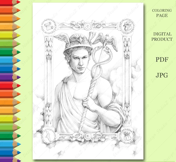 Hermes Coloring Pages