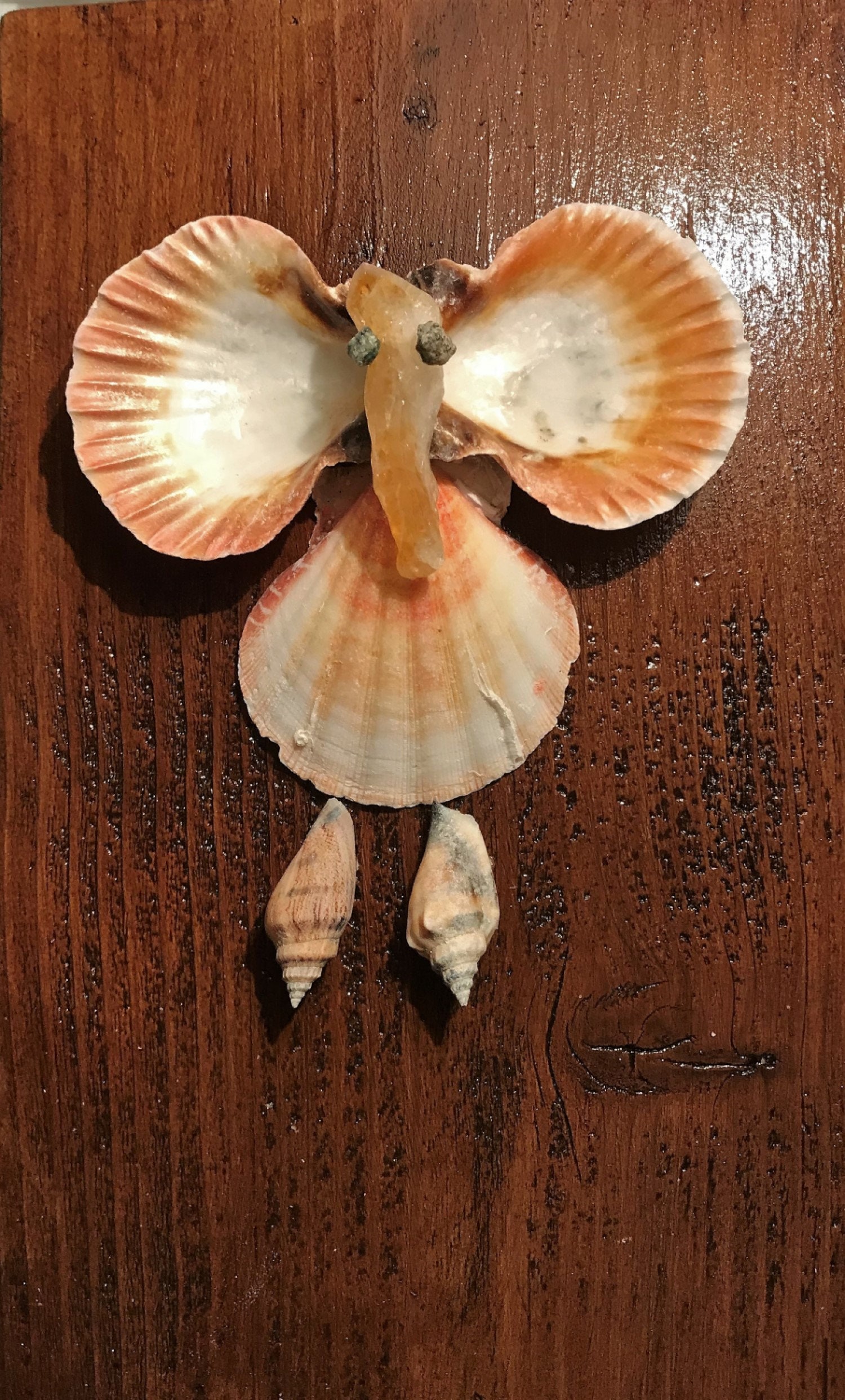 Shellephant Elephant Made From Seashells - Etsy