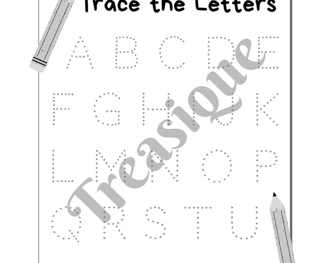 Letter Trace - Etsy Canada