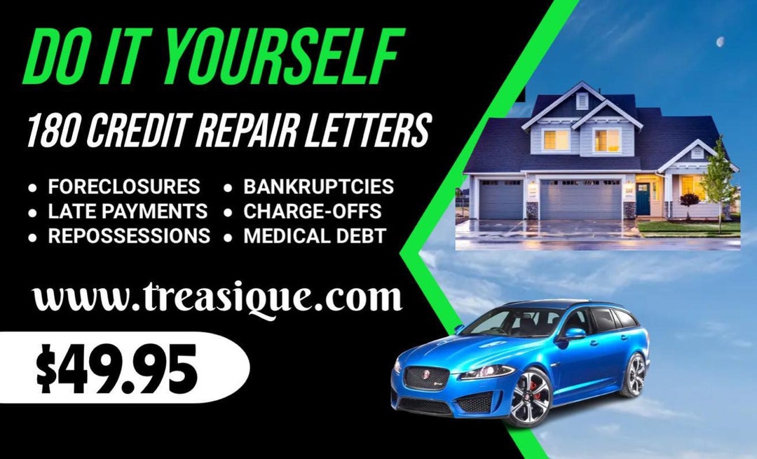 180 DIY Credit Repair Letters - Etsy
