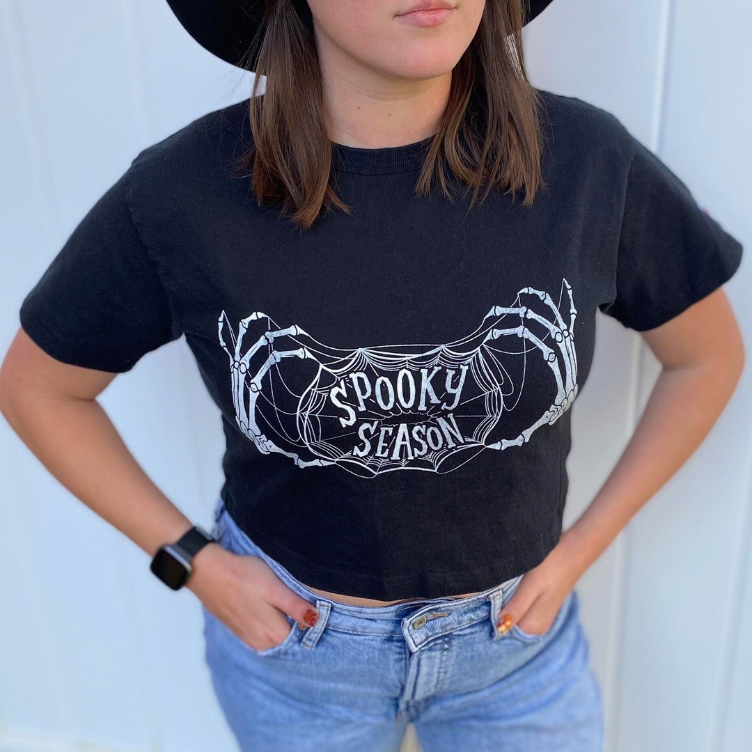 Spooky Season Crop Top | Women's Halloween Cropped T-shirt | Champion ...