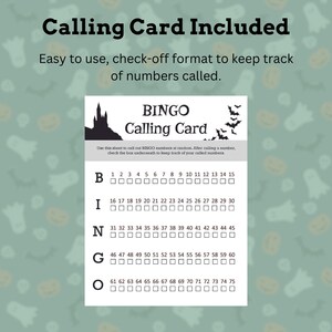Printable Halloween Bingo Cards Set of 100 | Digital Download Bingo ...
