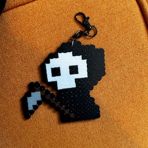 Halloween Spooky Grim Reaper Perler Keychain Accessories Bag Charm - Etsy