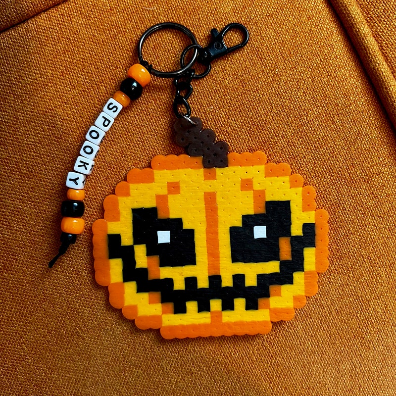 Perler Bead Keychain - Etsy