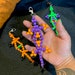 Handmade Halloween Beaded Lizard Keychain Vintage Style 90s Keychain - Etsy