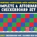 Printable Montessori Checkerboard Math Mat With Task Cards and Bead ...