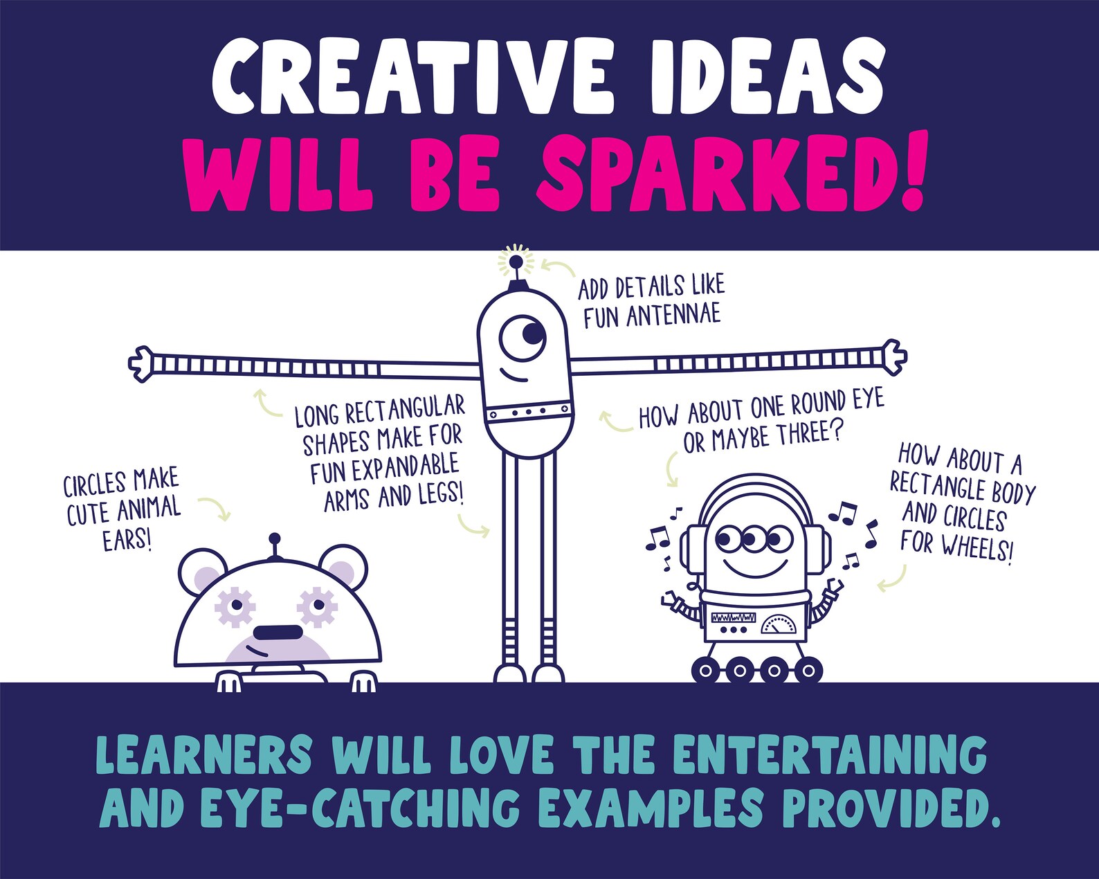 How to Draw Fun Robots Printable Activity Pages Drawing Tutorial ...