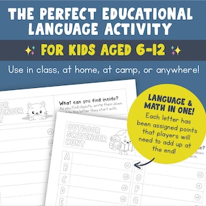 Alphabet Scavenger Hunt Printable for Kids Indoor and Outdoor ...