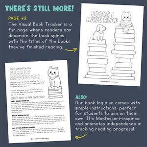 Reading Log for Kids | Student Book Tracker | Summer Reading and Book ...