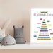 Montessori Numbers 1-10 Poster Math Coloured Bead Bars Classroom Wall ...