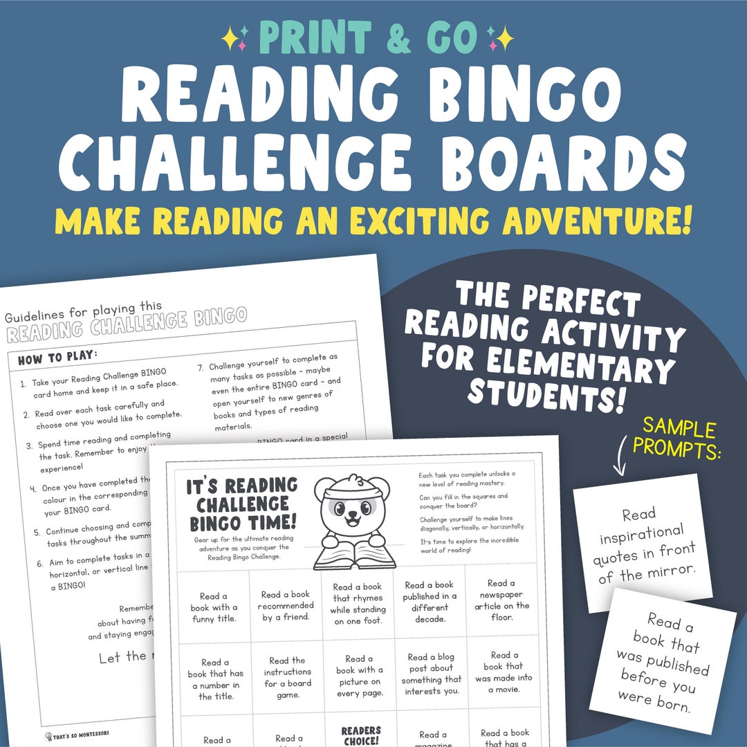 Reading BINGO | Reading Log Alternative | Elementary Reading Activity ...
