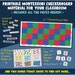 Printable Montessori Checkerboard Math Mat With Task Cards and Bead ...