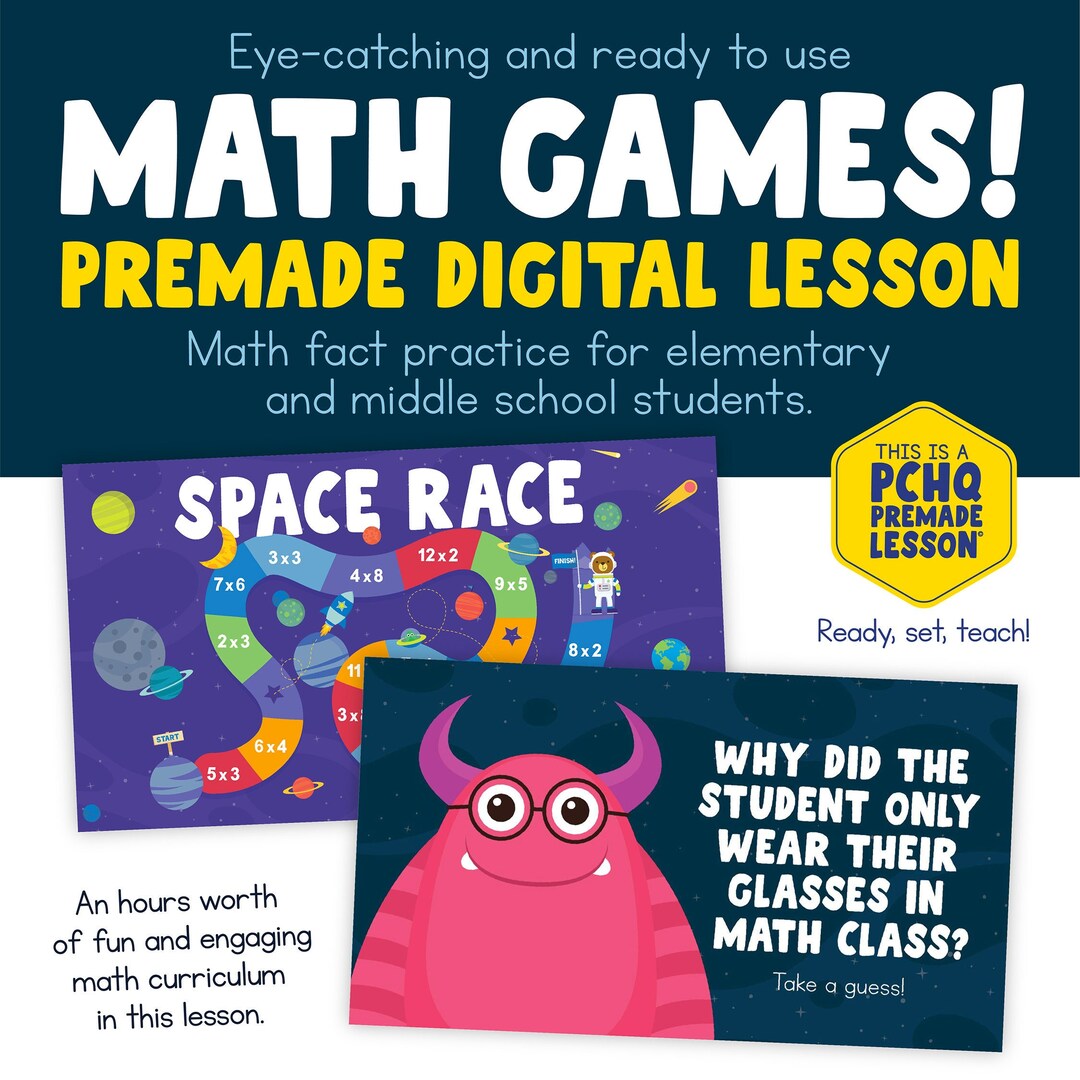 No-prep Digital Math Games Lesson With Worksheets | Practice Basic Math ...