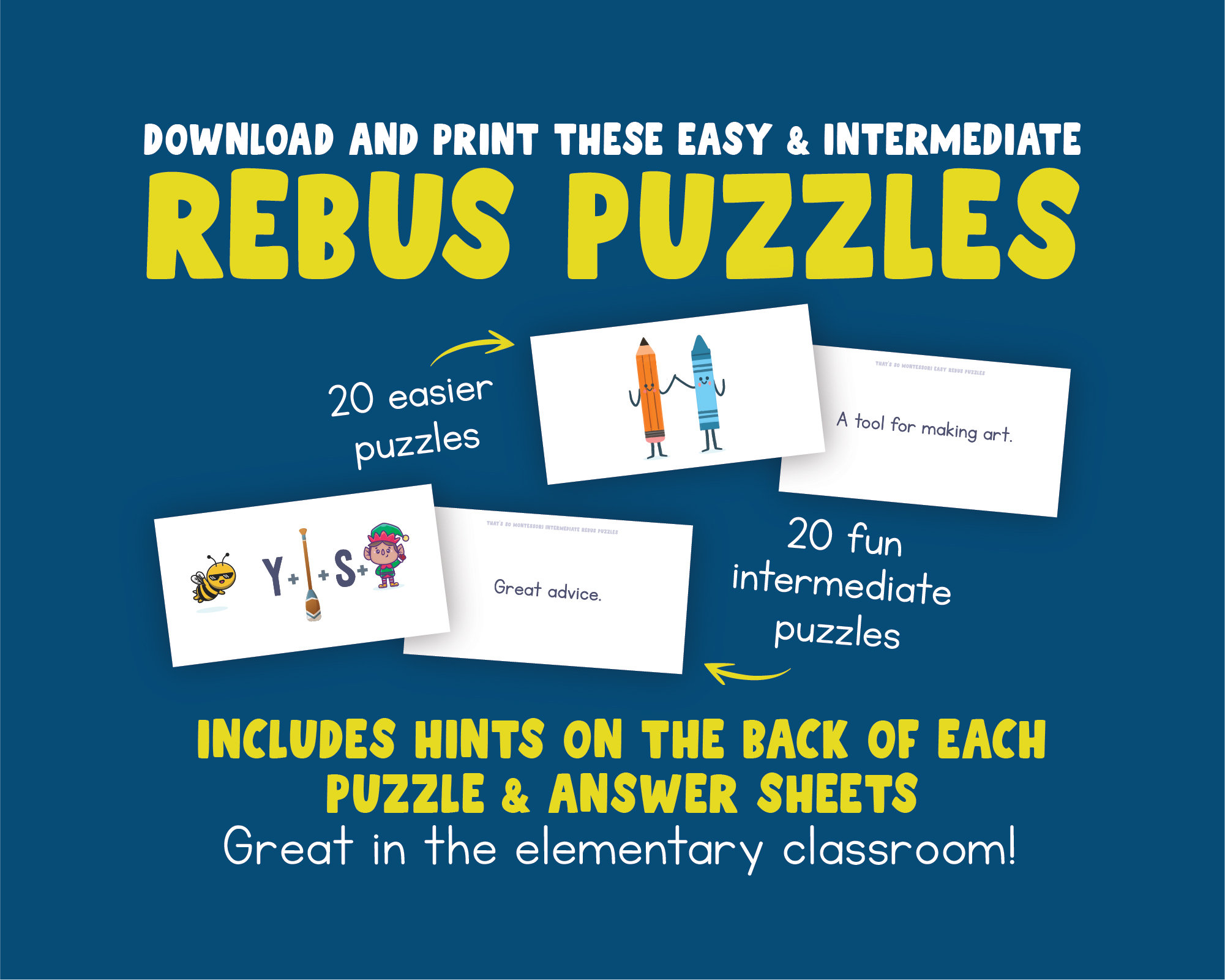 Rebus picture puzzles store
