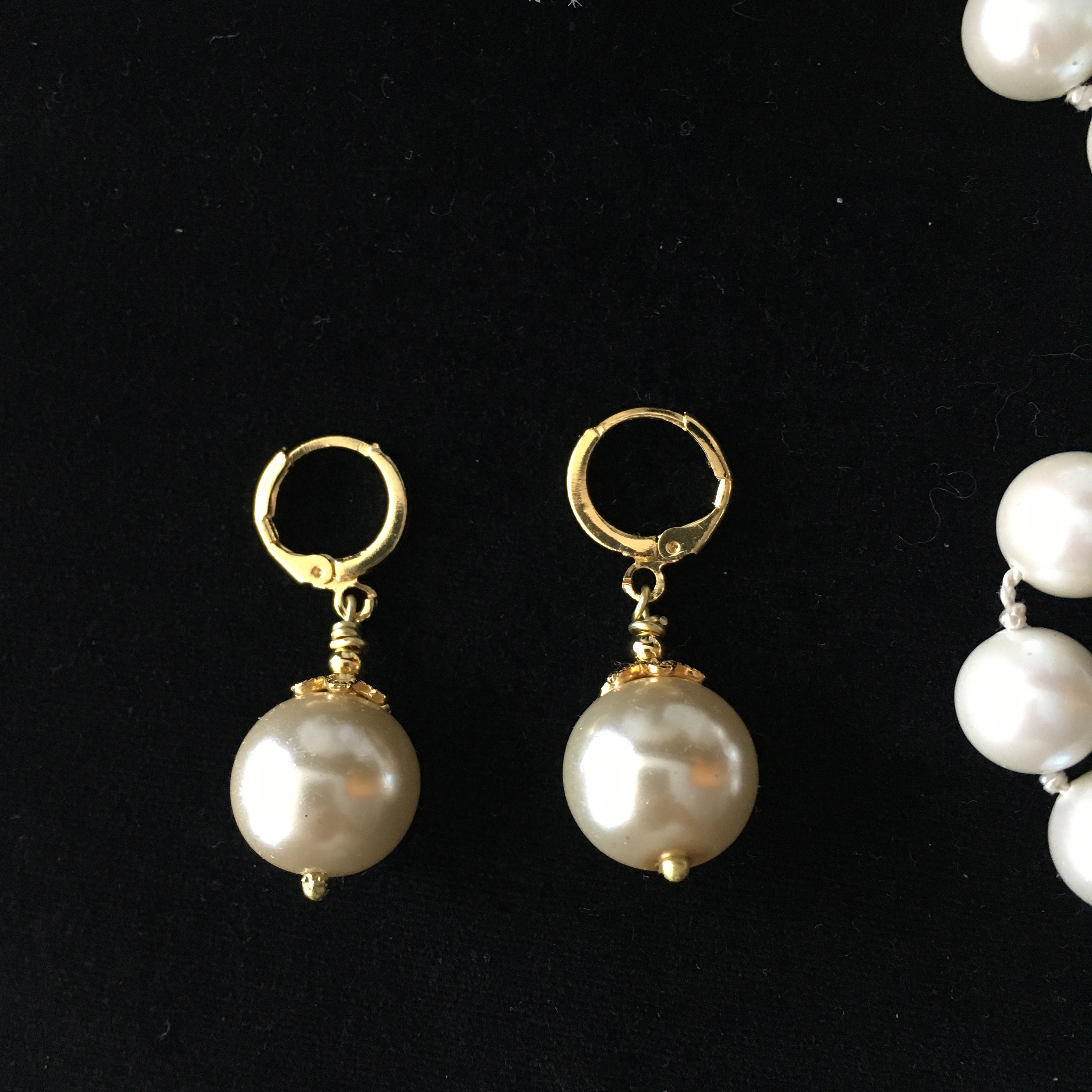 Pendientes de perlas, Pendientes de perlas grandes, Pendientes de ...